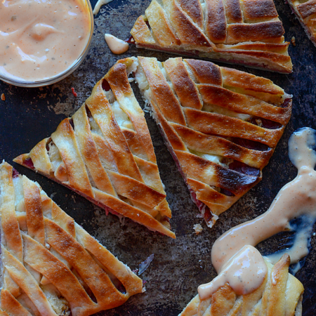 Corned Beef Sauerkraut Reuben Braid - Family Fresh Meals