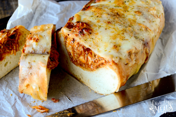 BBQ Chicken Stuffed Bread - Family Fresh Meals