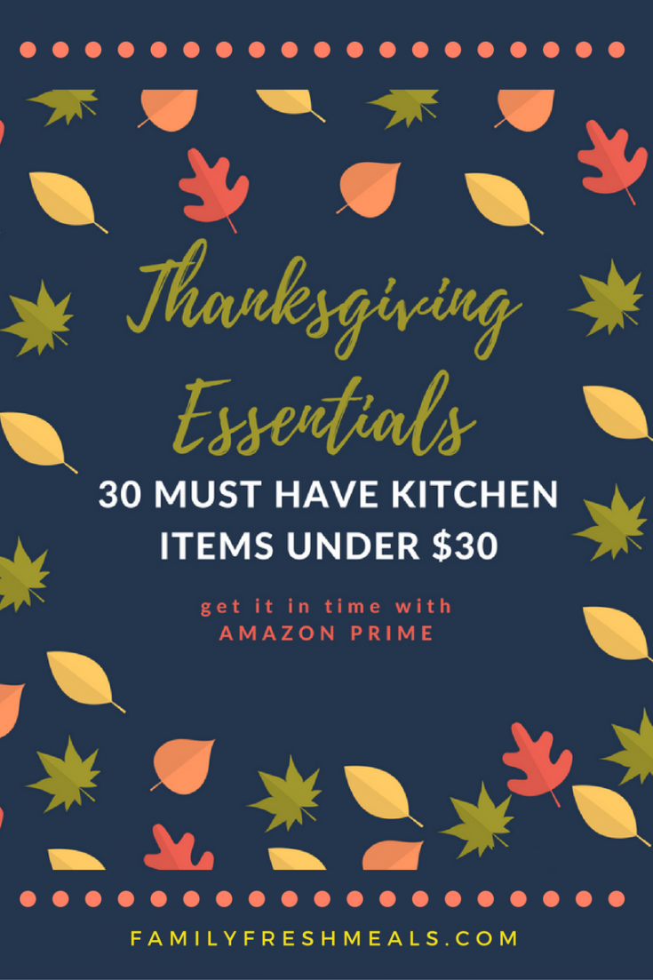 Thanksgiving Essentials - Family Fresh Meals