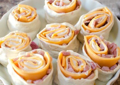 Cheesy Honey Mustard Ham Rolls - Family Fresh Meals