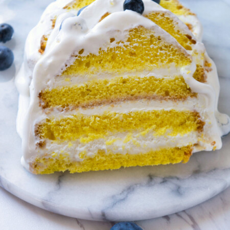 Easy Lemon Ice Cream Cake - Family Fresh Meals
