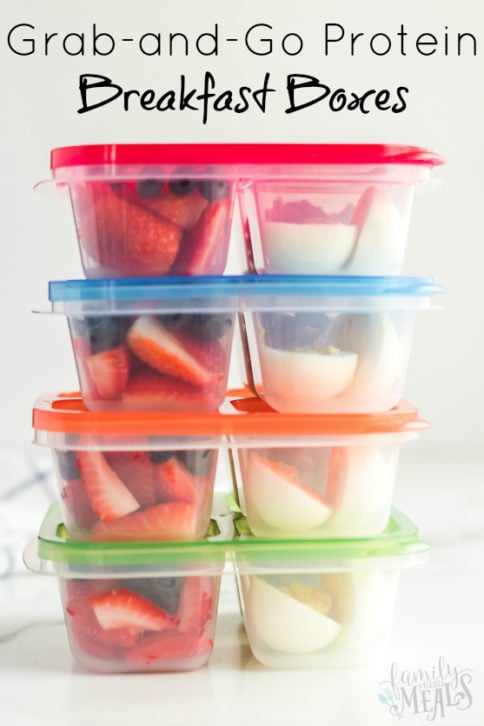 Healthy Grab and Go Protein Breakfast Boxes - Family Fresh Meals