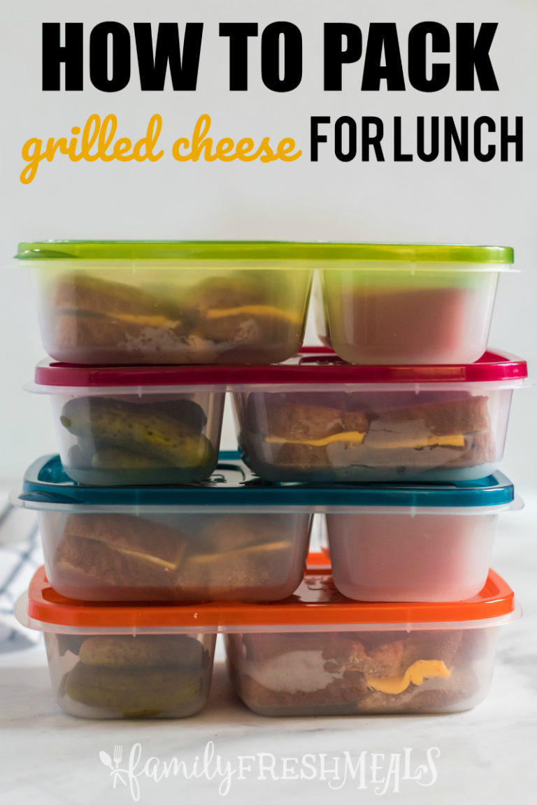 Grilled Cheese Lunchbox Idea - Family Fresh Meals