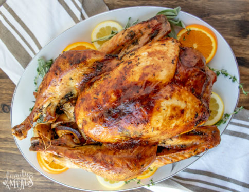 Roasted Thanksgiving Turkey Recipe + Video - Family Fresh Meals