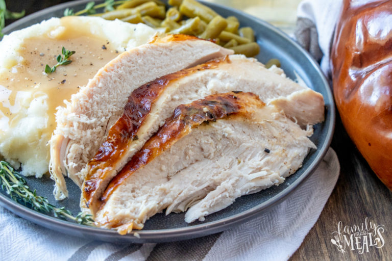 Roasted Thanksgiving Turkey Recipe + Video - Family Fresh Meals