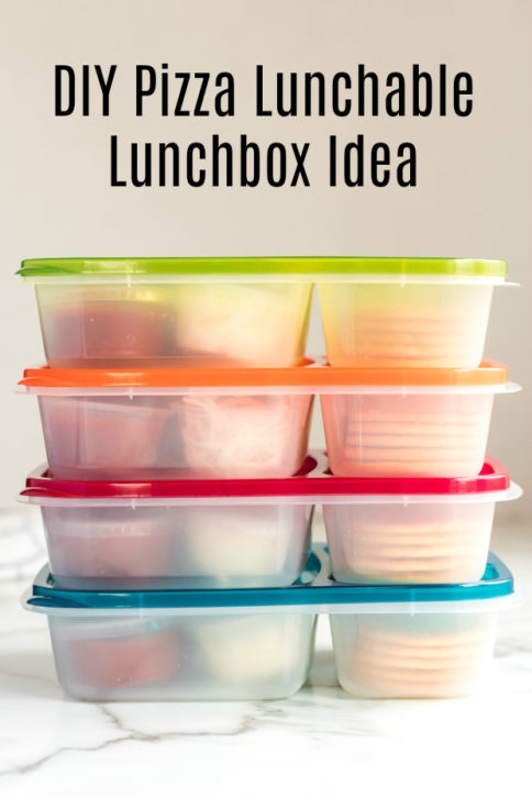 DIY Pizza Lunchable Lunchbox Idea - Family Fresh Meals
