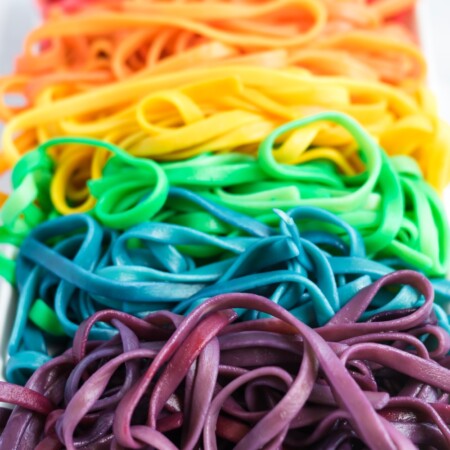 How to Make Rainbow Pasta Noodles - Family Fresh Meals