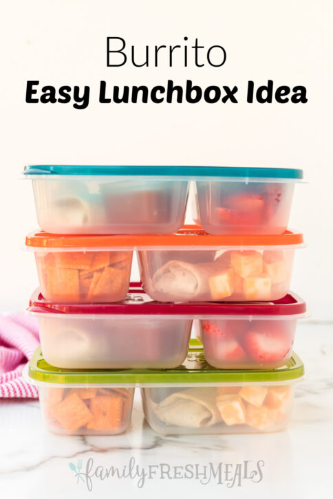 Burrito Easy Lunchbox Idea - Family Fresh Meals