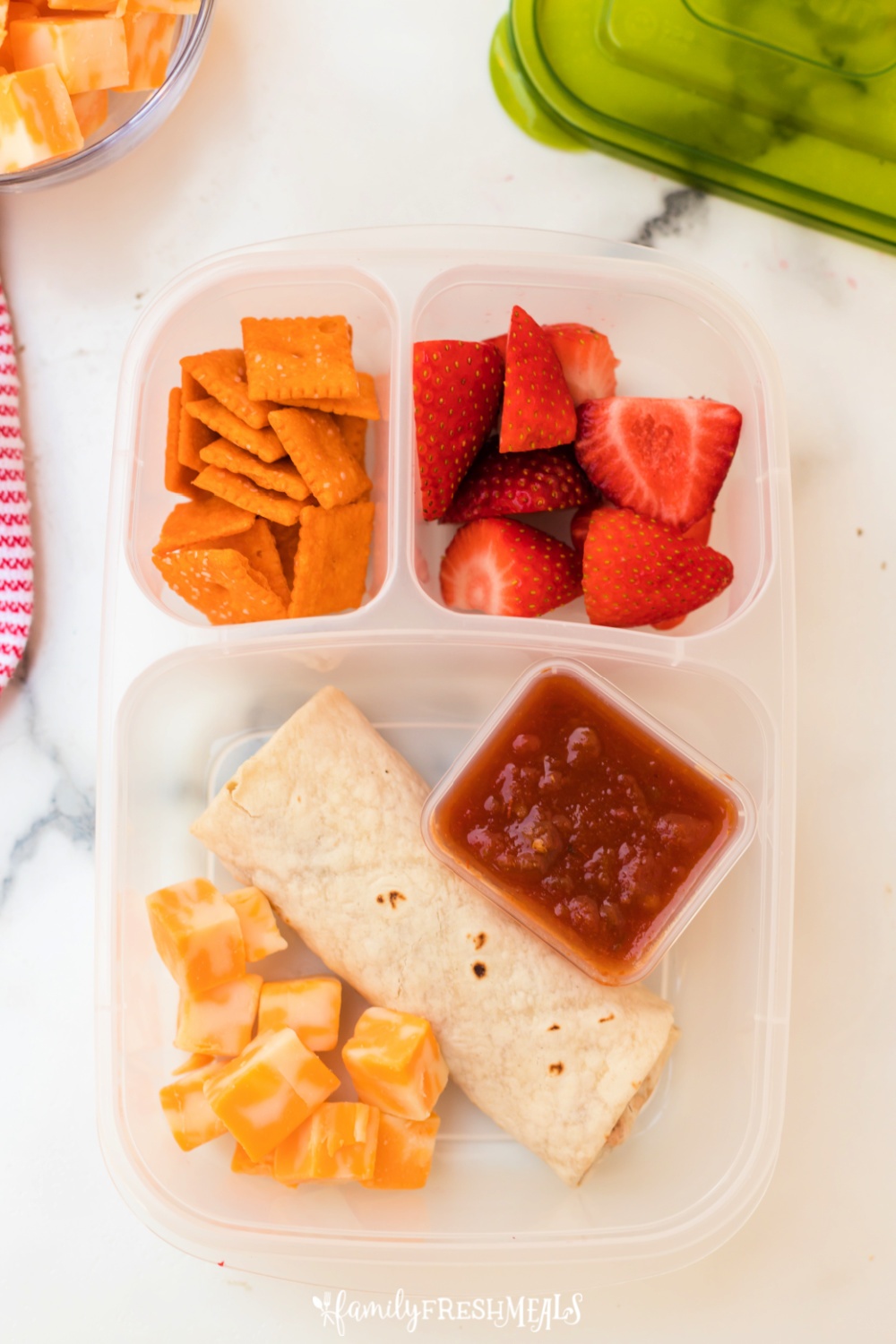 Burrito Easy Lunchbox Idea - Family Fresh Meals