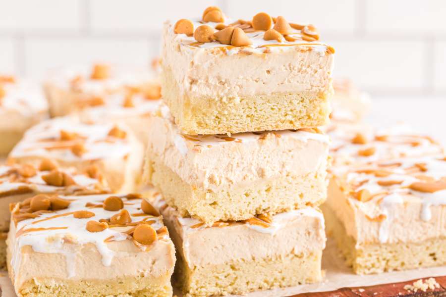Fluffernutter Cheesecake Bars - Family Fresh Meals