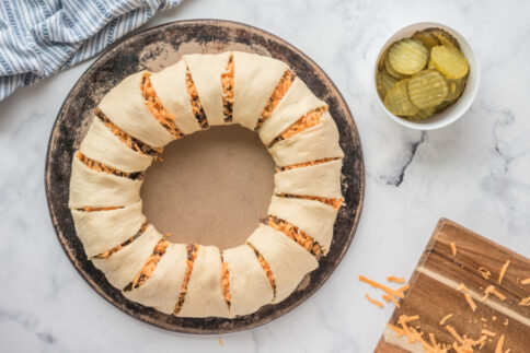 Cheeseburger Crescent Ring - Family Fresh Meals