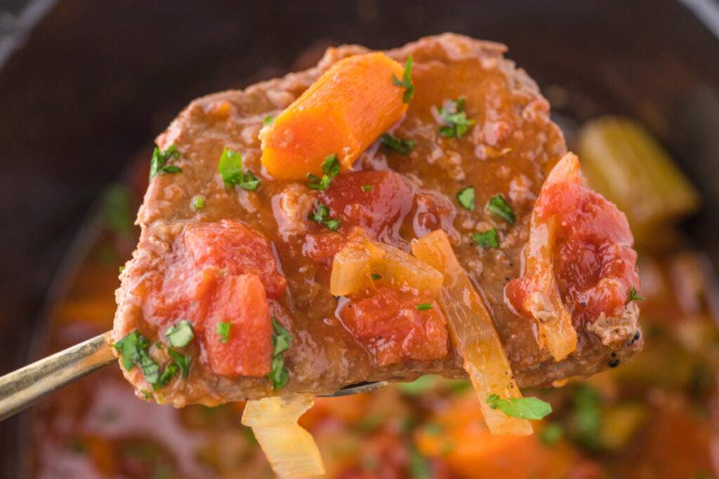 Crockpot Swiss Steak Dinner - Family Fresh Meals