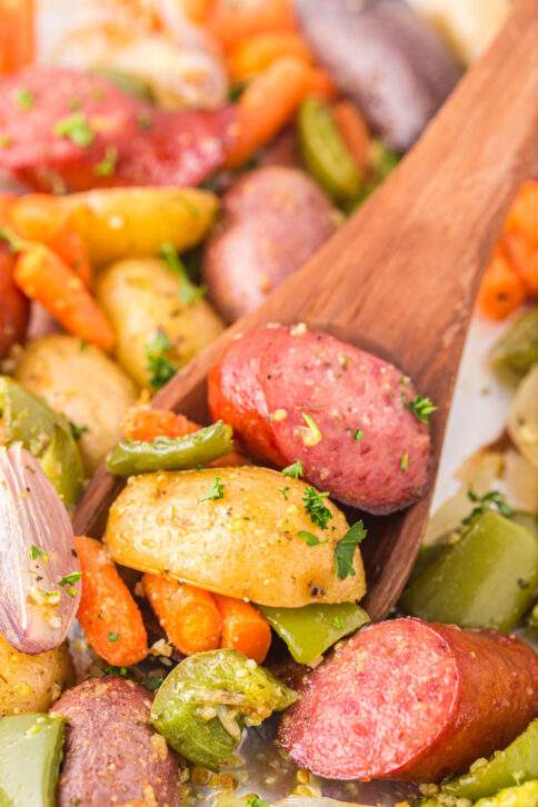 Sheet Pan Potatoes and Sausage – Kitchen