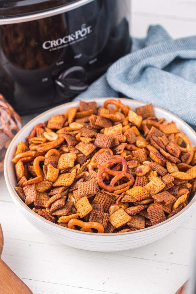 Classic Slow Cooker Chex Mix - Family Fresh Meals