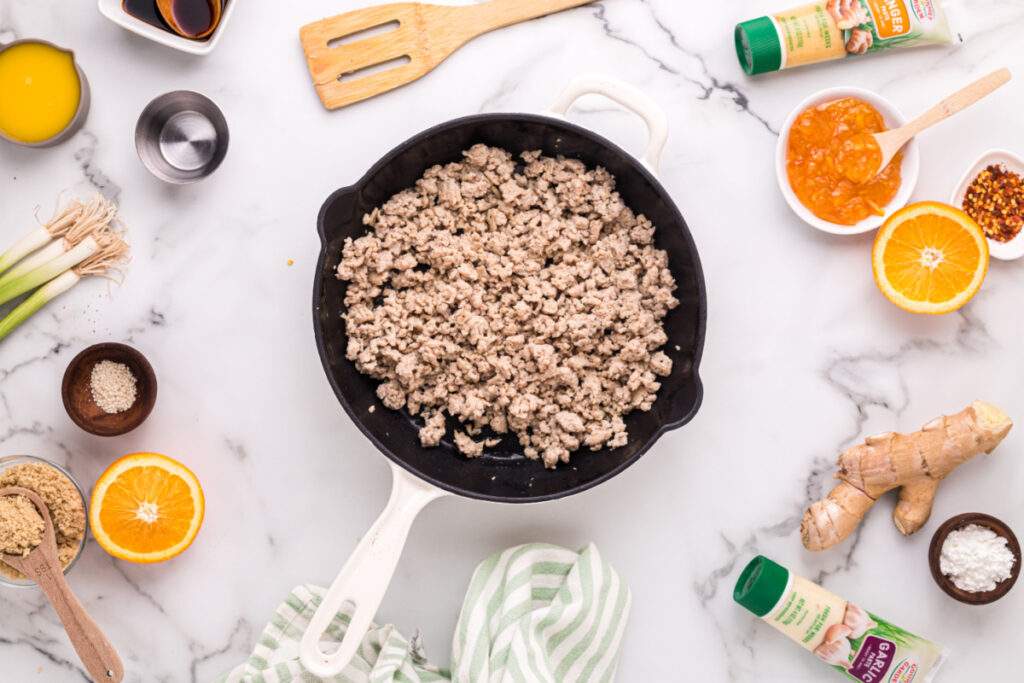 Orange Ground Chicken - Imagelien