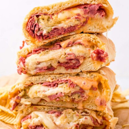 Reuben Garbage Bread - Family Fresh Meals