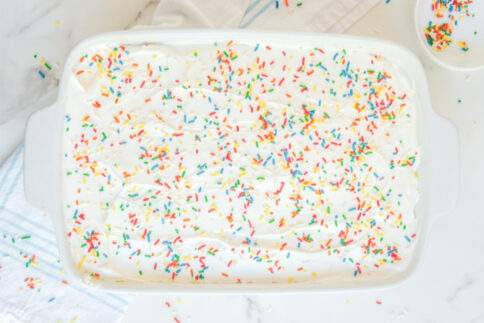 Birthday Cake Lush Cake - Family Fresh Meals