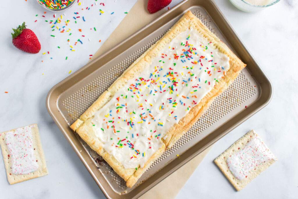 Homemade Giant Frosted Pop Tart - Family Fresh Meals
