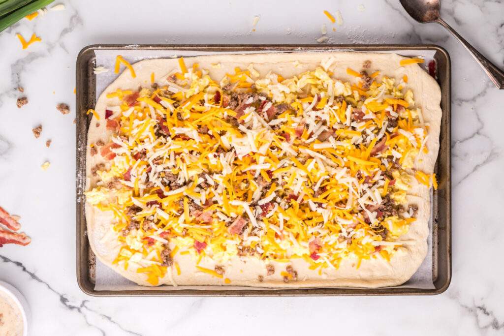 Breakfast Garbage Bread - Family Fresh Meals