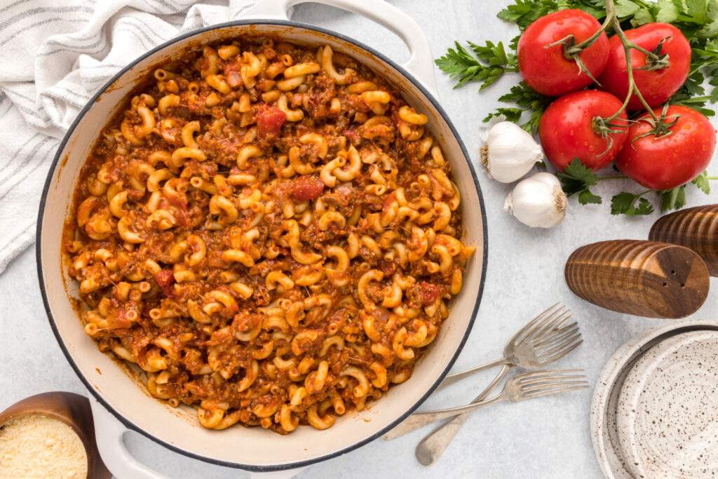 Homemade Beefaroni - Family Fresh Meals