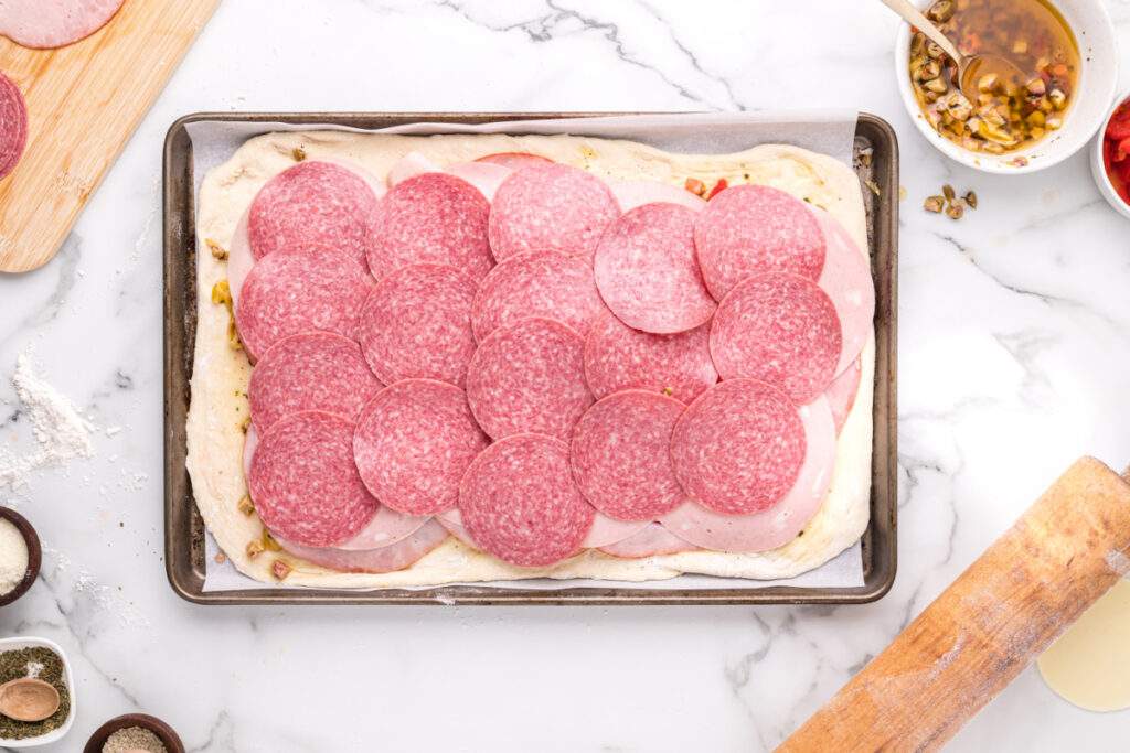 Muffuletta Garbage Bread - Family Fresh Meals
