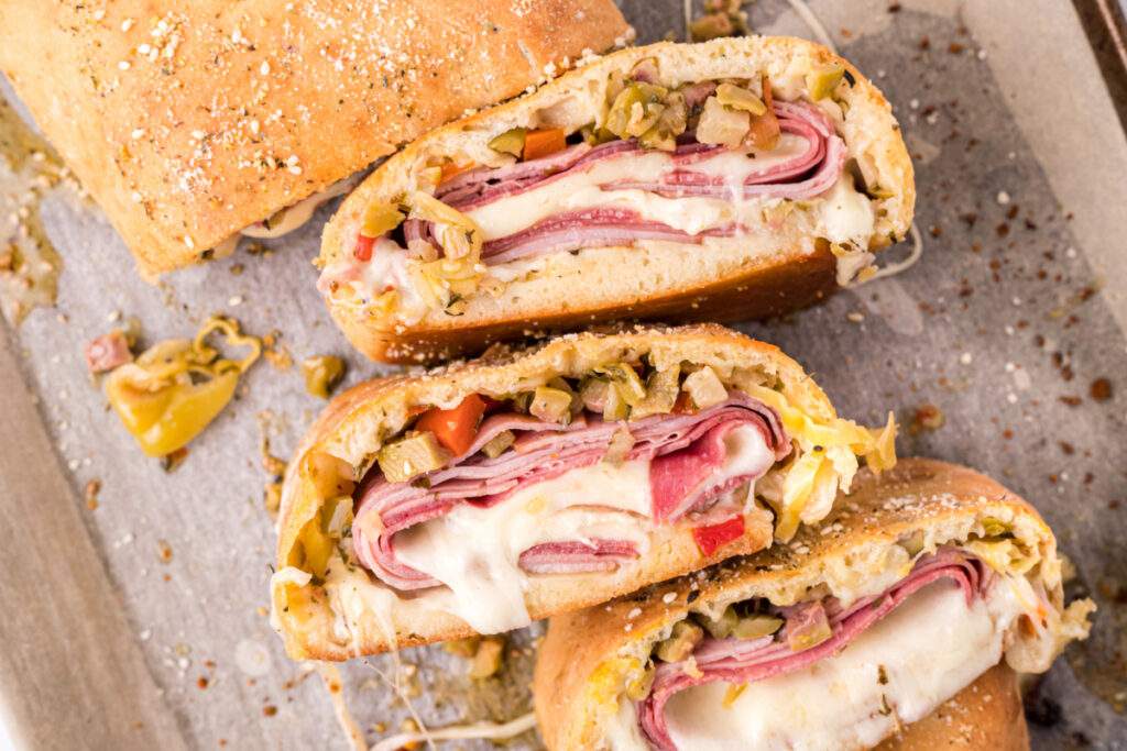 Muffuletta Garbage Bread - Family Fresh Meals