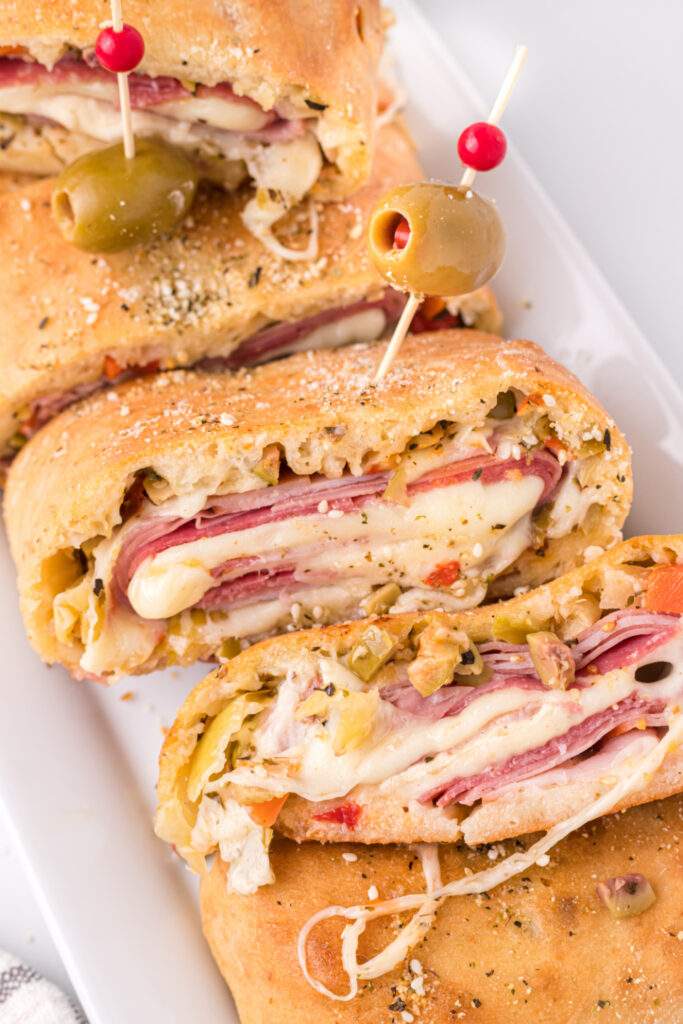 Muffuletta Garbage Bread - Family Fresh Meals