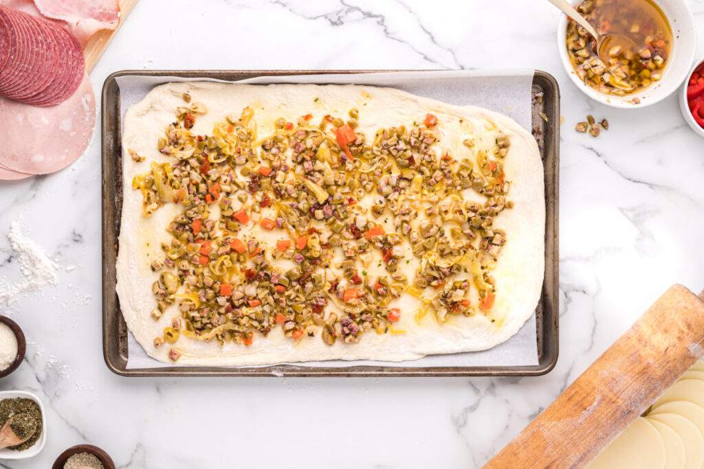 Muffuletta Garbage Bread - Family Fresh Meals