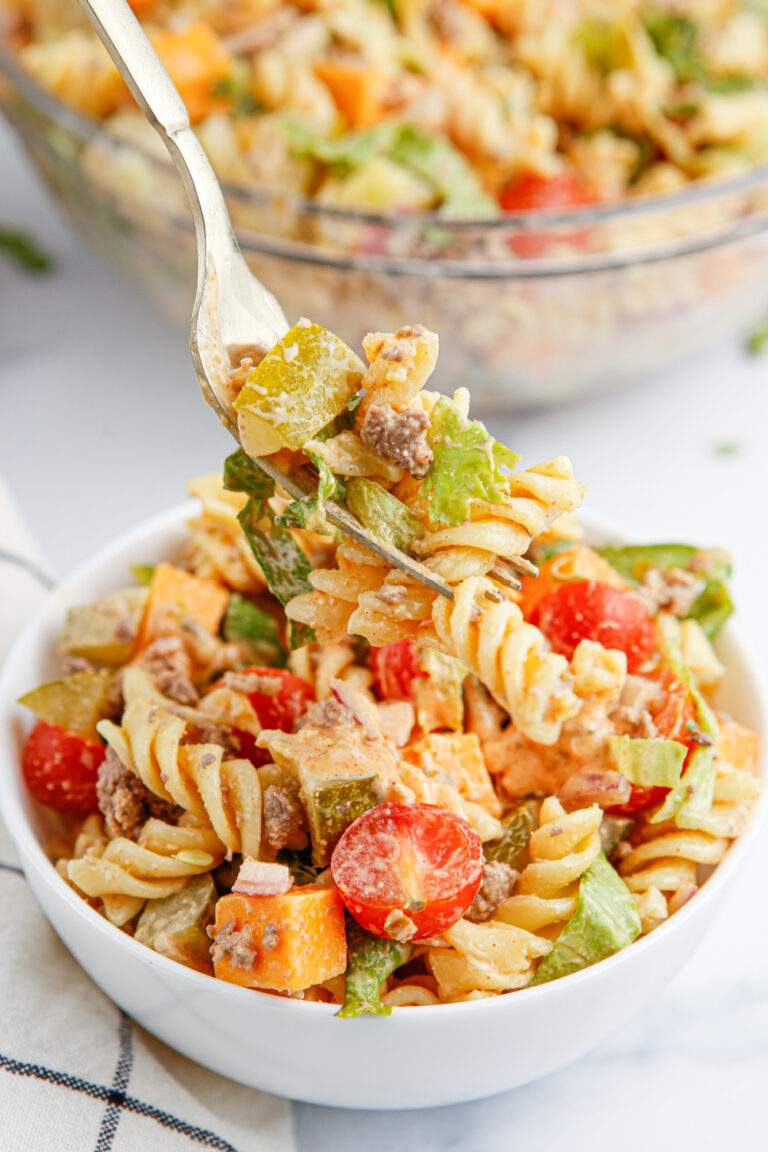 Big Mac Pasta Salad - Family Fresh Meals