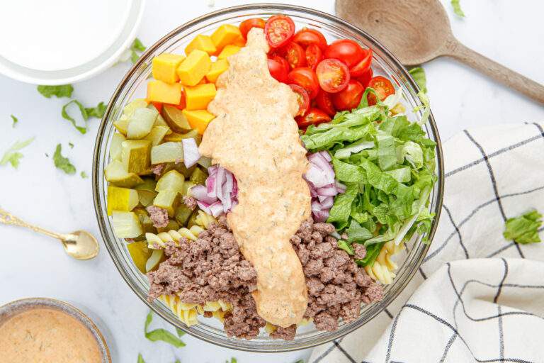 Big Mac Pasta Salad - Family Fresh Meals
