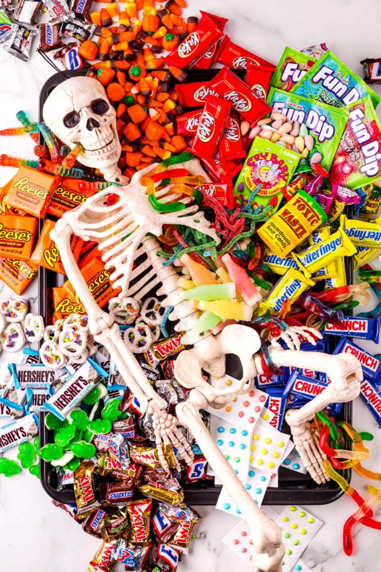 Trick or Treat Halloween Candy Board - Family Fresh Meals