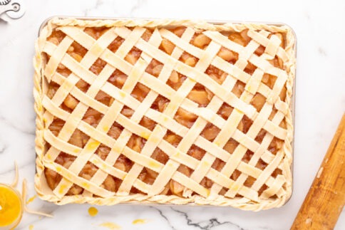 Sheet Pan Apple Slab Pie - Family Fresh Meals