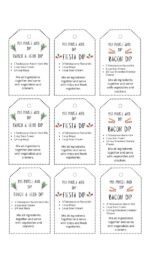 Mason Jar Dry Dip Mixes with Free Printable - Family Fresh Meals