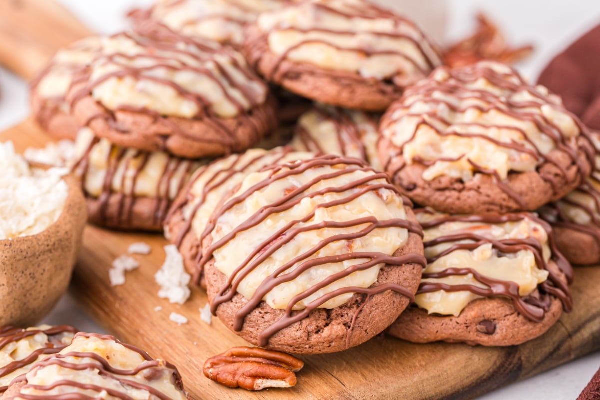 German Chocolate Cake Cookies - Family Fresh Meals