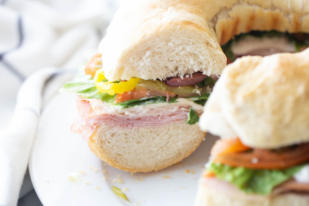 Bundt Pan Sub Sandwich - Family Fresh Meals