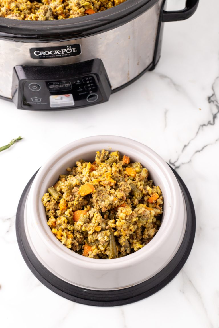 Homemade Slow Cooker Dog Food - Family Fresh Meals