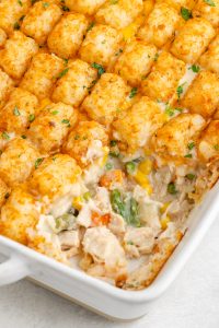 Tater Tot Chicken Pot Pie - Family Fresh Meals