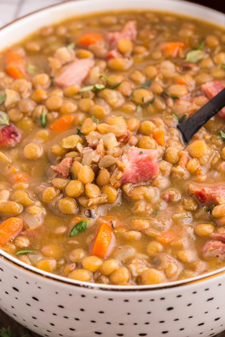 Ham and Lentil Soup - Family Fresh Meals