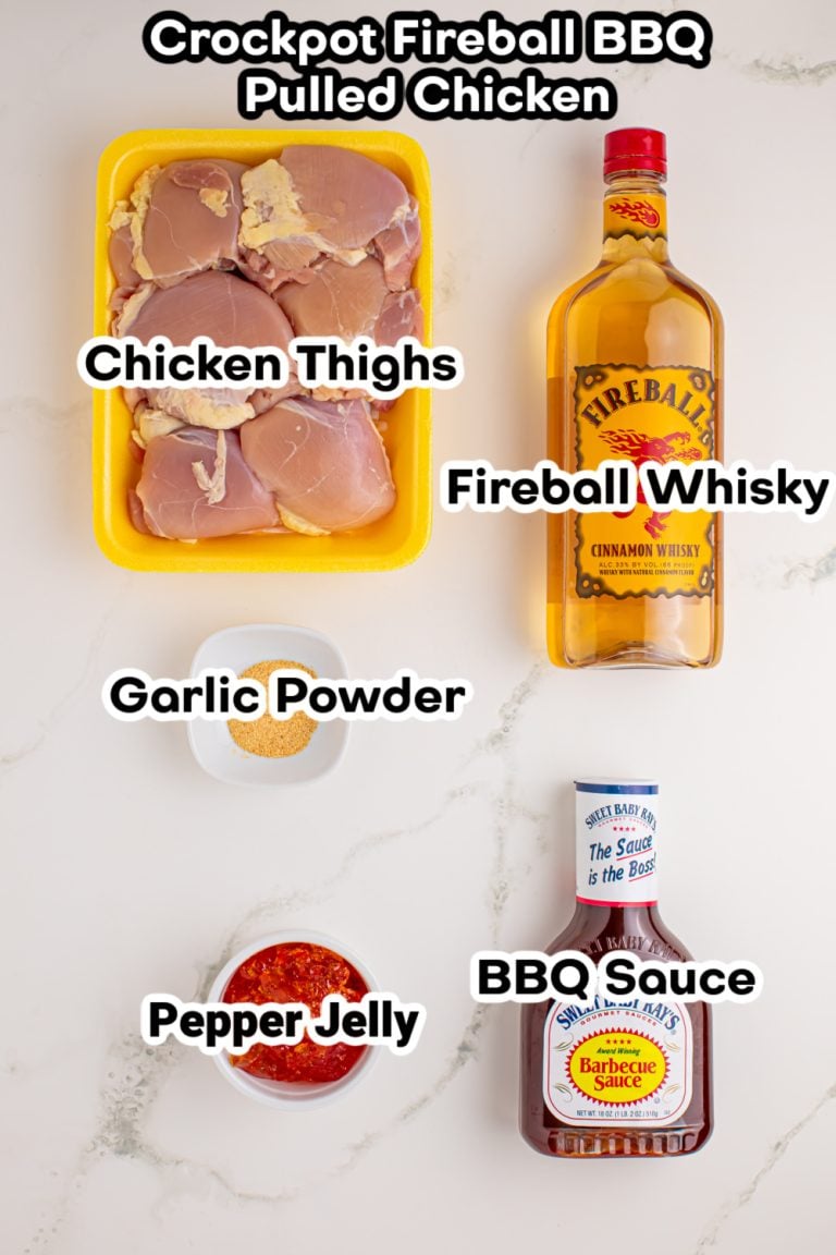 Slow Cooker Fireball BBQ Pulled Chicken - Family Fresh Meals