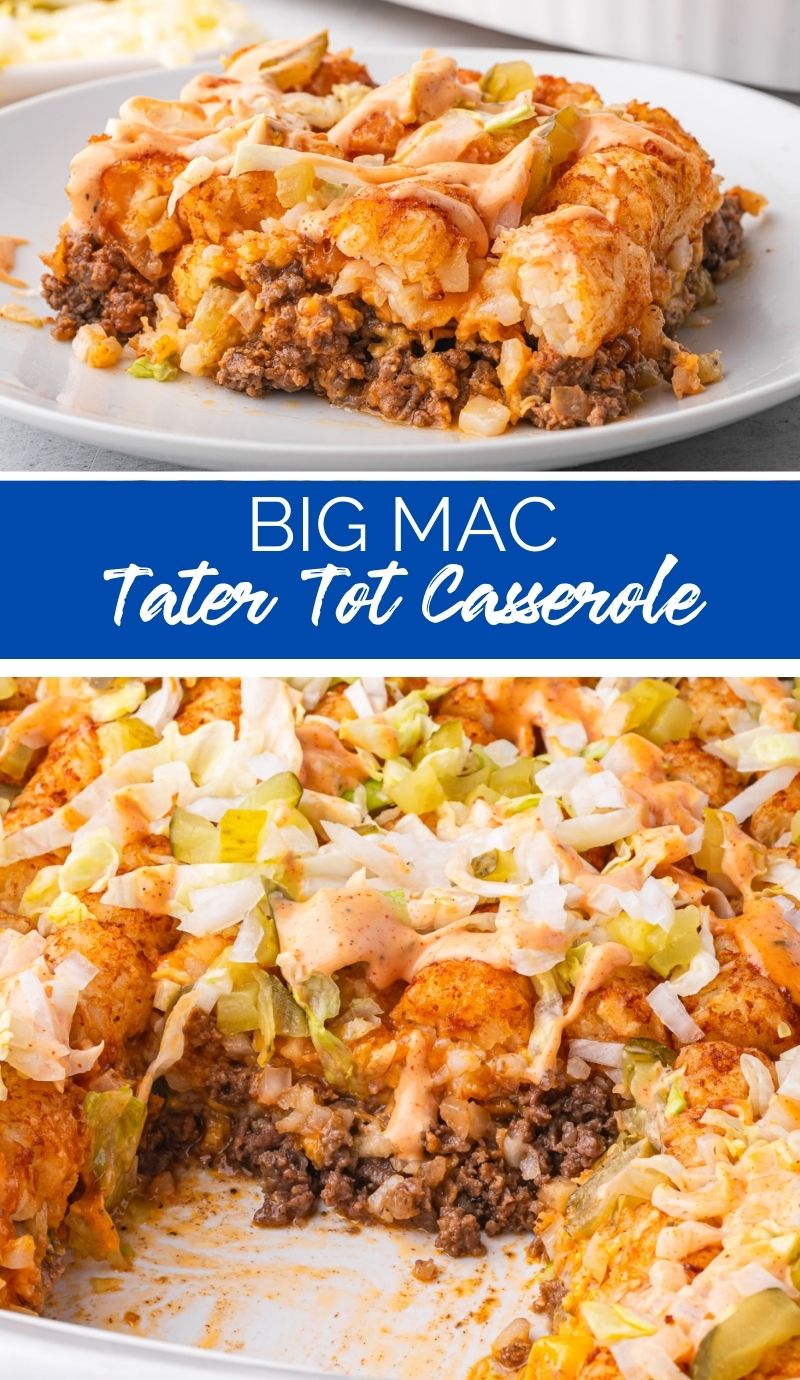 Big Mac Tater Tot Casserole - Family Fresh Meals
