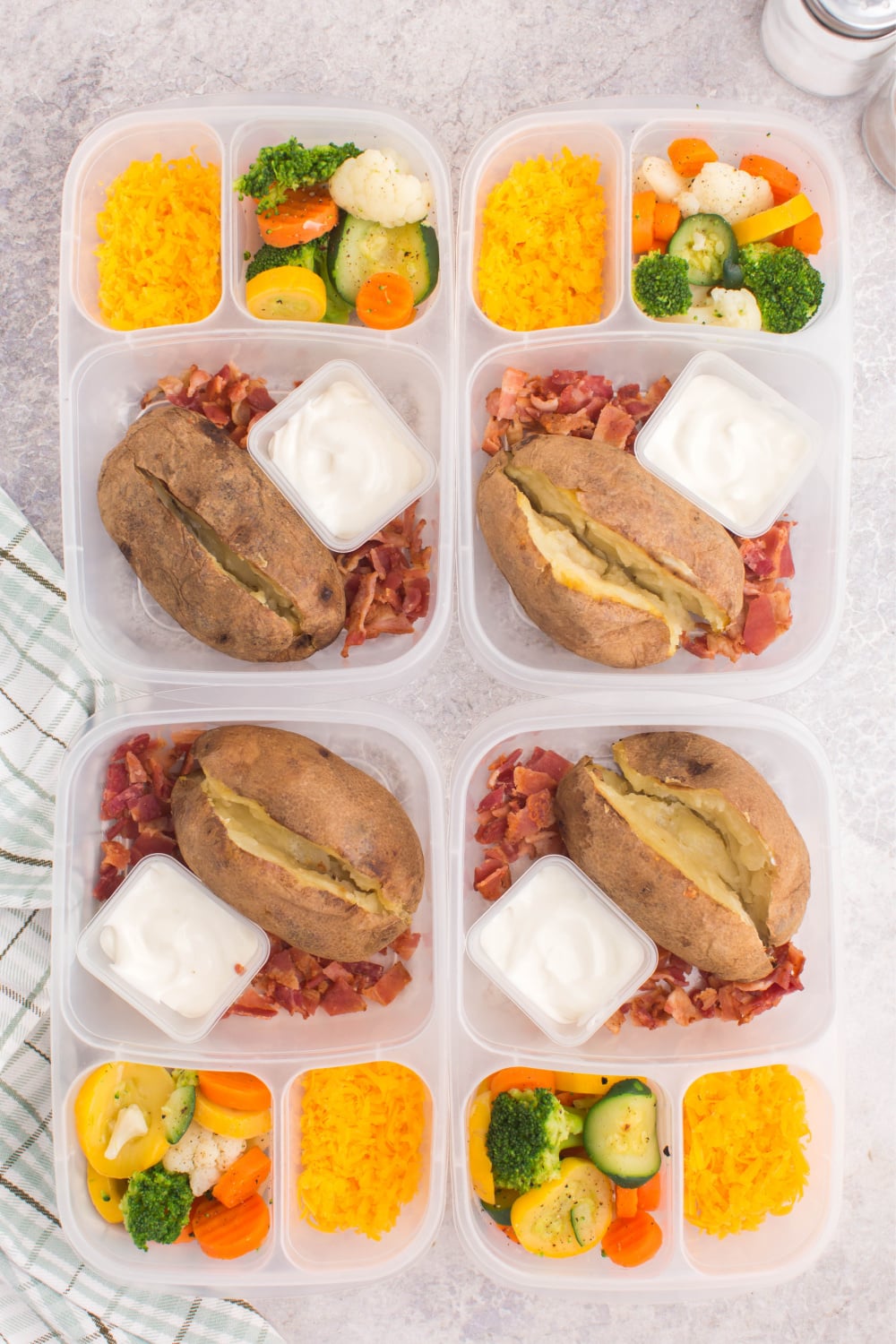 Baked Potato Lunchbox Idea - Family Fresh Meals