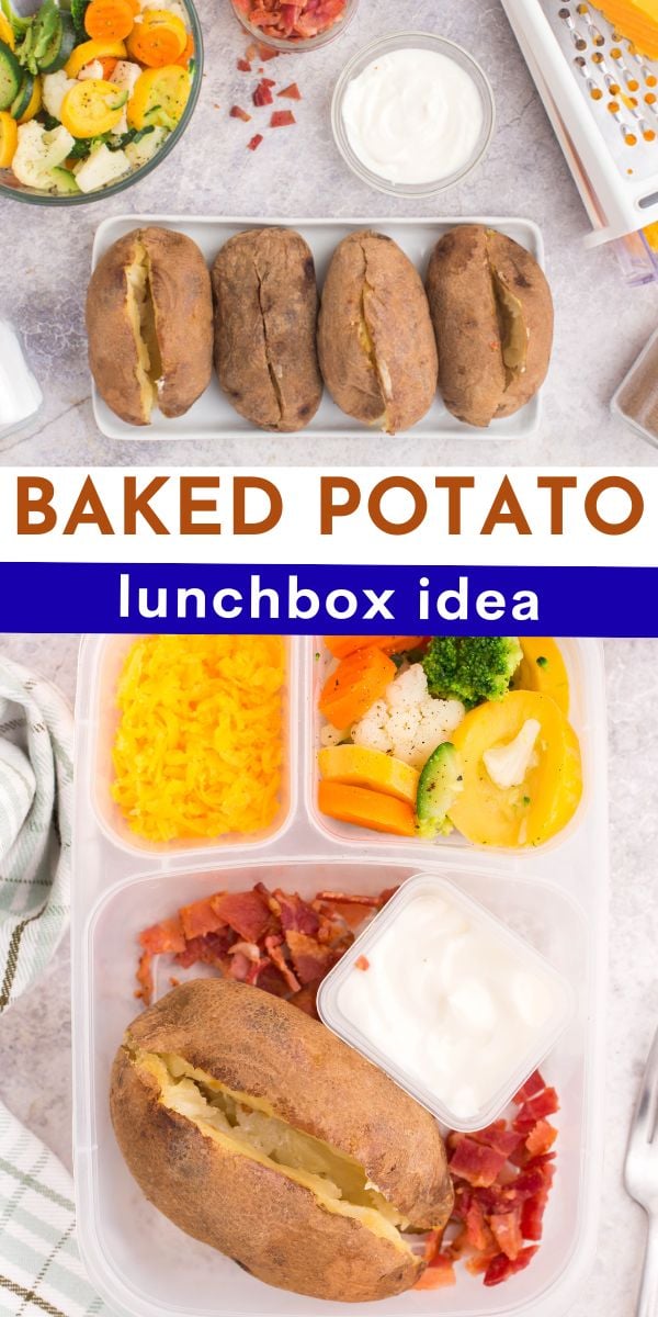 Baked Potato Lunchbox Idea - Family Fresh Meals