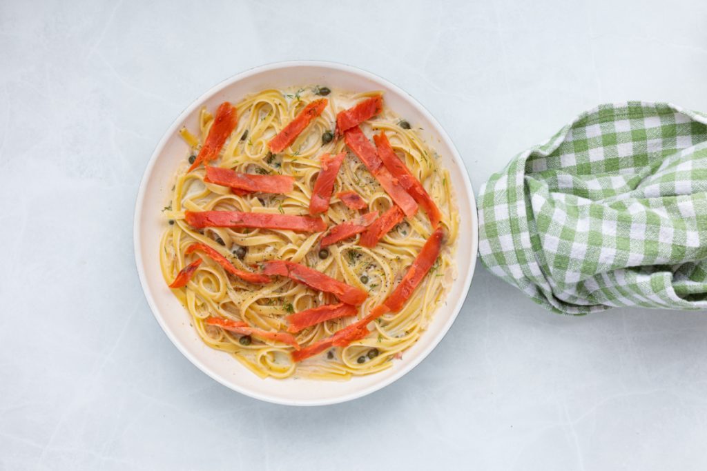 Creamy Smoked Salmon Pasta - Family Fresh Meals