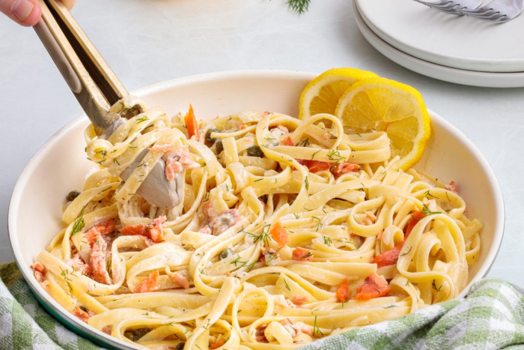 Creamy Smoked Salmon Pasta - Family Fresh Meals