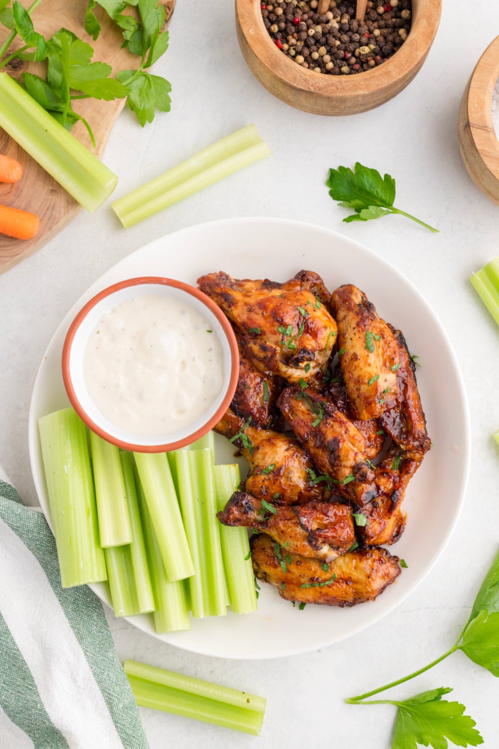 Air Fryer Frozen Chicken Wing - Family Fresh Meals
