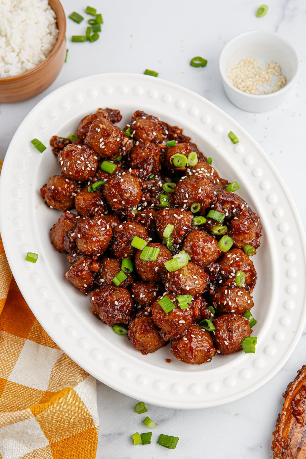 Slow Cooker Mongolian Meatballs - Family Fresh Meals
