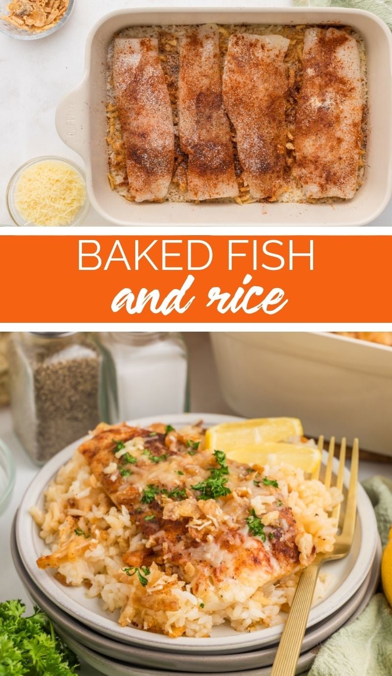 Baked Fish and Rice - Family Fresh Meals